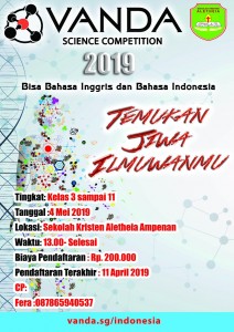VANDA SCIENCE COMPETITION 2019 | Sekolah Kristen Aletheia Ampenan